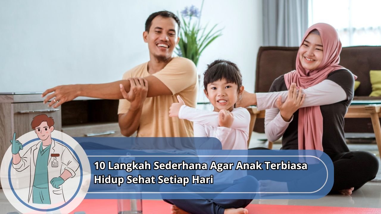 10 Langkah Sederhana Agar Anak Terbiasa Hidup Sehat Setiap Hari
